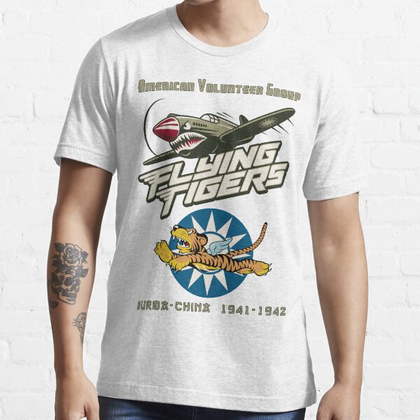 "AVG Flying Tigers" T-shirt for Sale by jagerjg26 | Redbubble | p 40 t ...