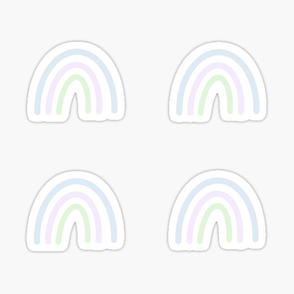"Bright Rainbow Sticker Pack" Sticker by TillyToc | Redbubble