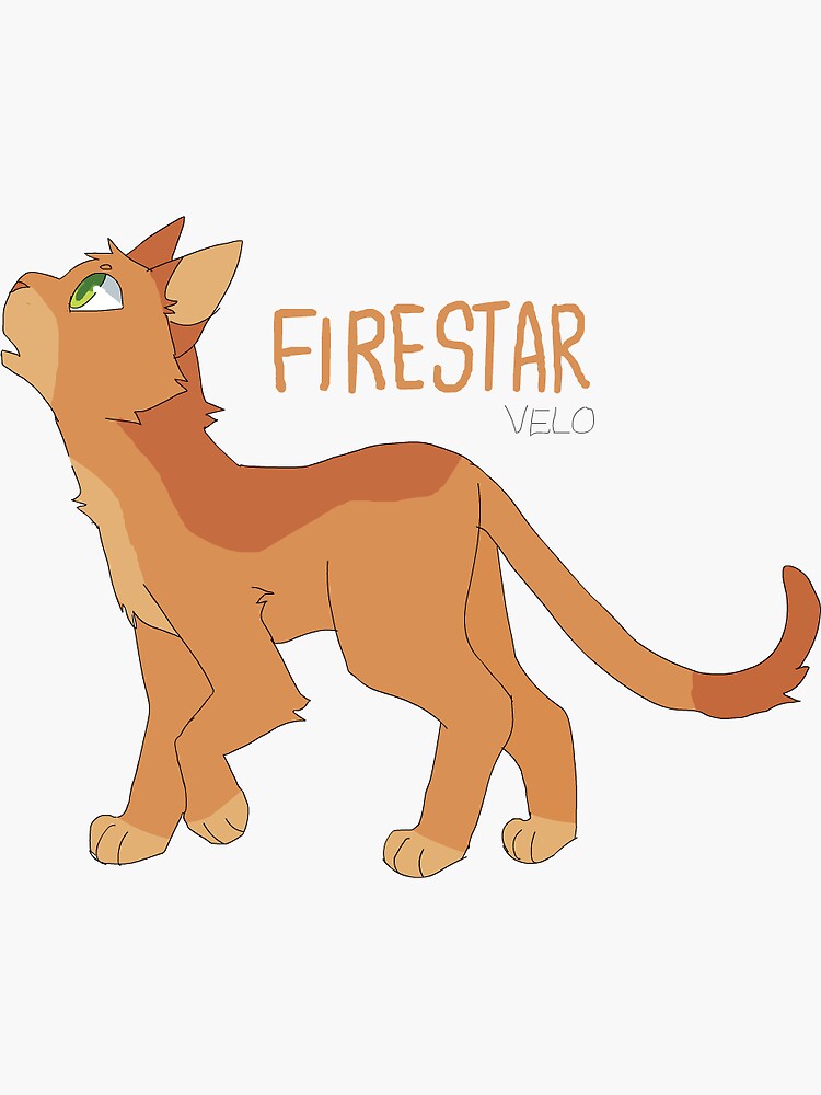 "Firestar" Sticker for Sale by Velocira | Redbubble