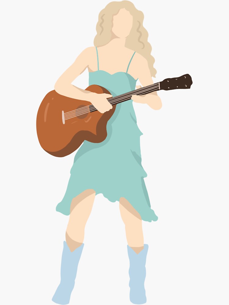 "Taylor Swift Debut Album" Sticker for Sale by monettee | Redbubble