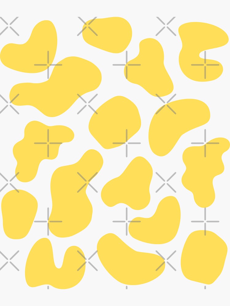 "yellow cheetah print pattern" Sticker for Sale by thepatternsshop ...