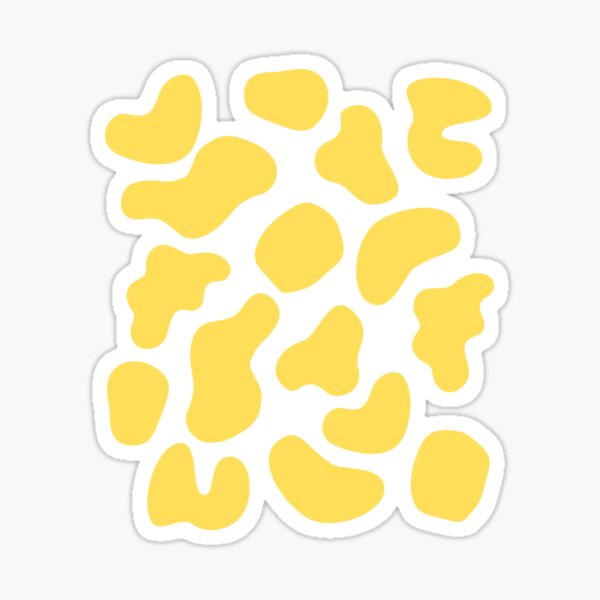 "yellow cheetah print pattern" Sticker for Sale by thepatternsshop ...