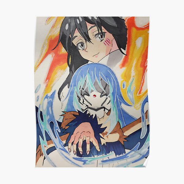 Rimuru And Shizu Poster By Friskypixie Redbubble