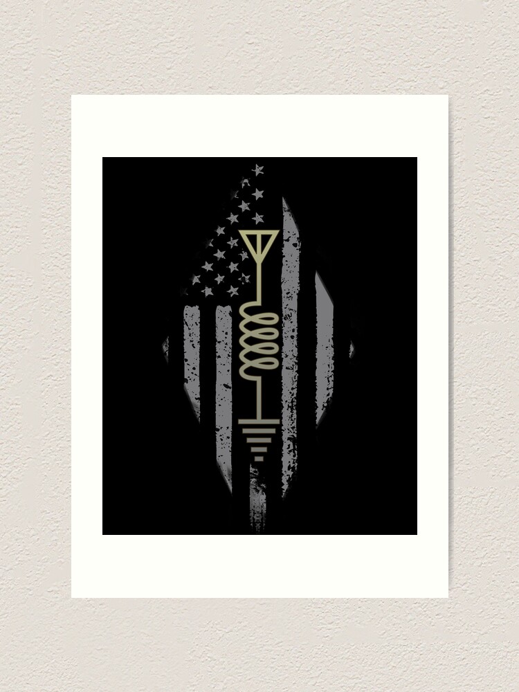 "Ham Radio Operator US Flag Art" Art Print by MrEddie10 | Redbubble