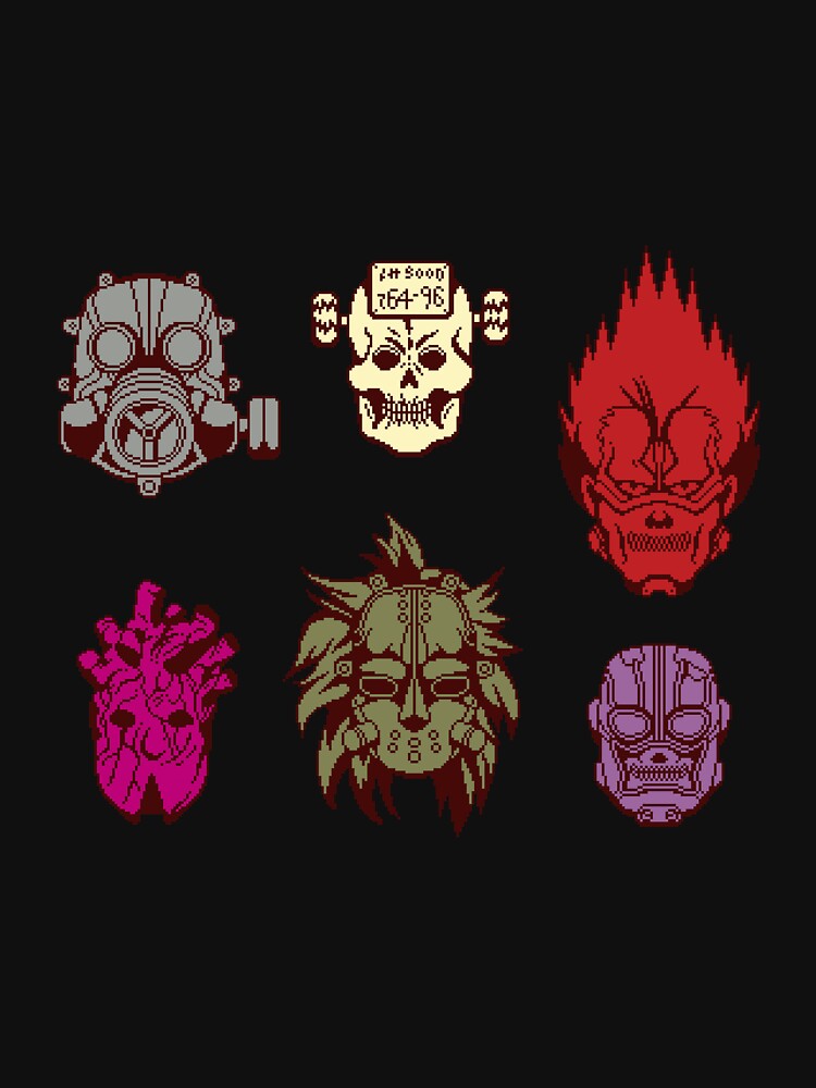 "Dorohedoro Pixel Art Icons" T-shirt for Sale by JustHellygar ...