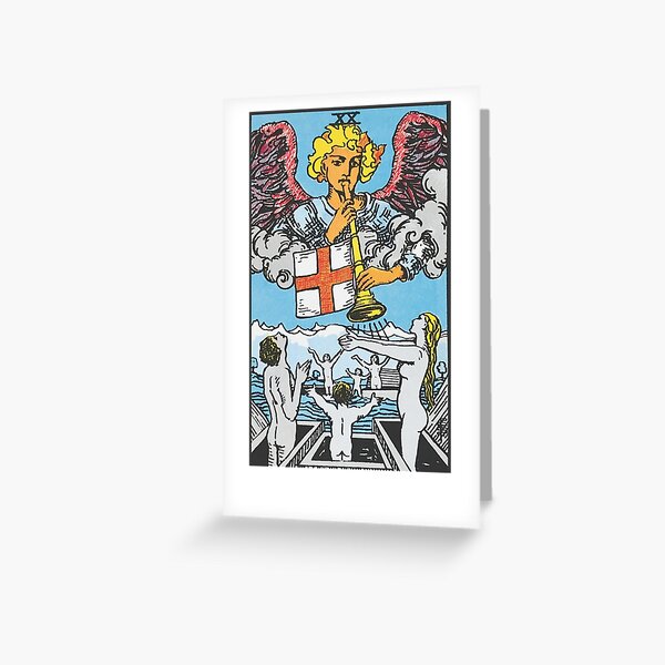 "Judgement - Rider Waite Smith tarot" Greeting Card by natekelly ...