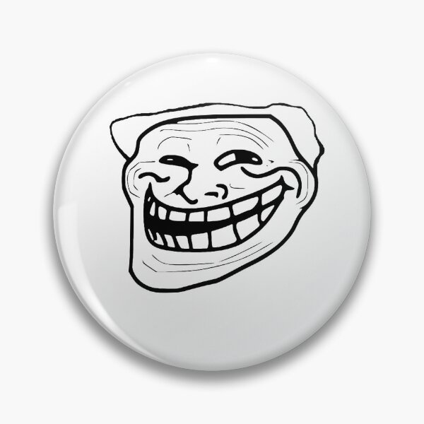 "Laughing Meme Face" Pin for Sale by creatorplus | Redbubble