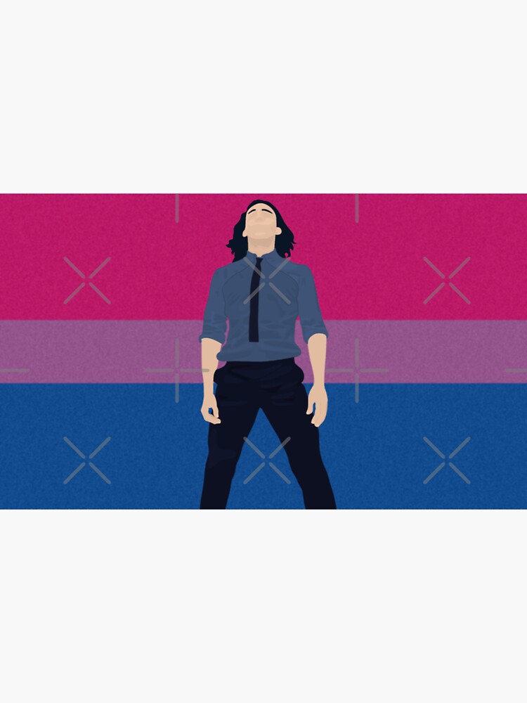 "bi" Sticker for Sale by carterwood | Redbubble