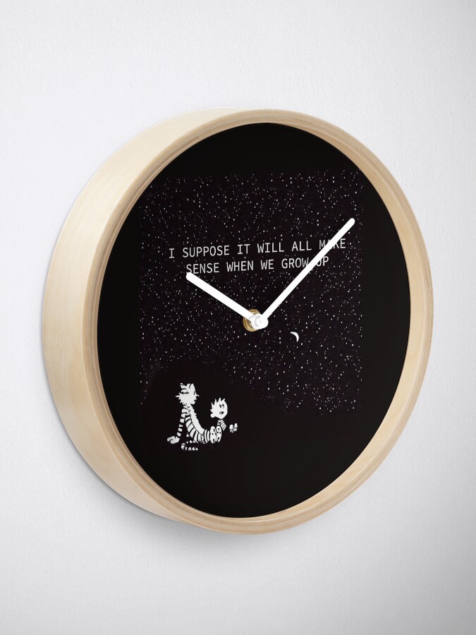 Calvin and Hobbes Stars Clock sold by Temporary Lake | SKU 4526827 ...