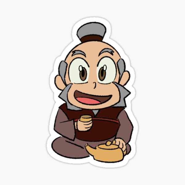 "chibi iroh " Sticker for Sale by Debo05 | Redbubble