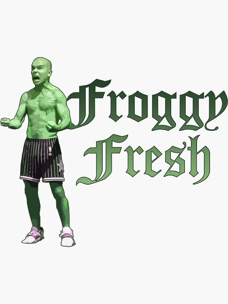 "Froggy Fresh" Sticker for Sale by Heinzer Kleinen | Redbubble
