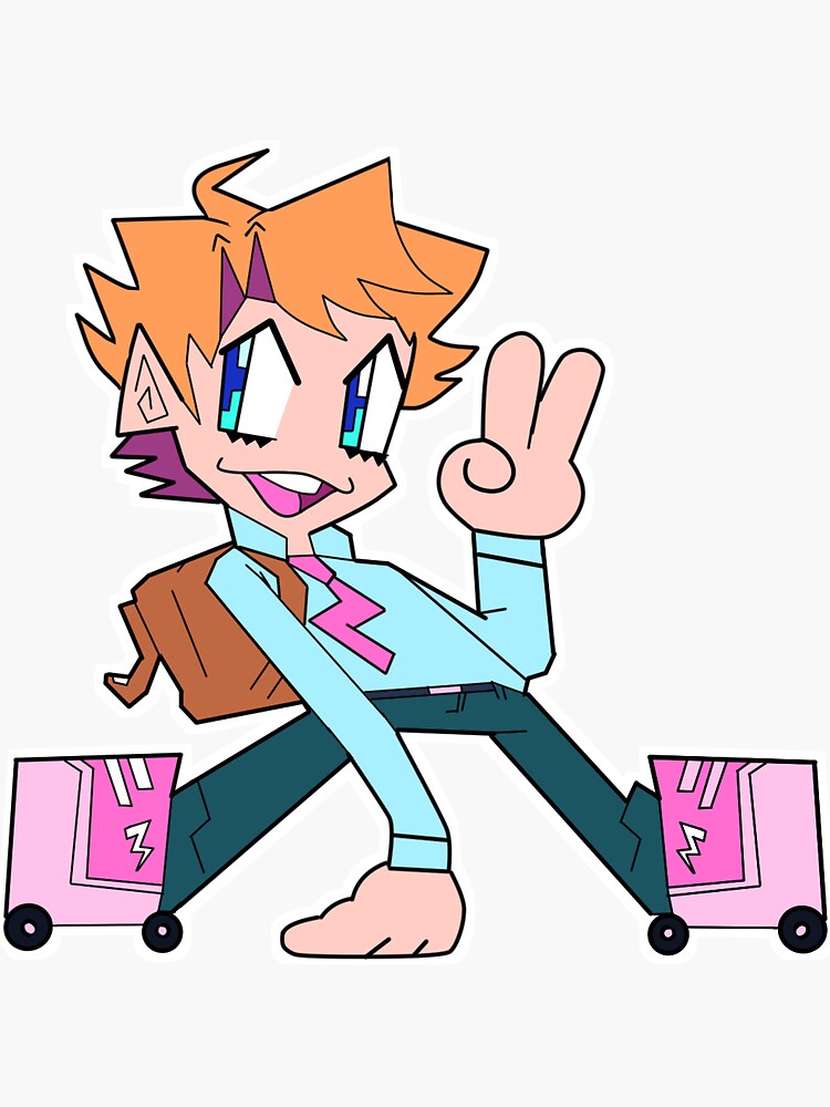 "{ FNF } Sick tricks Senpai!" Sticker for Sale by Saki-Dearest | Redbubble