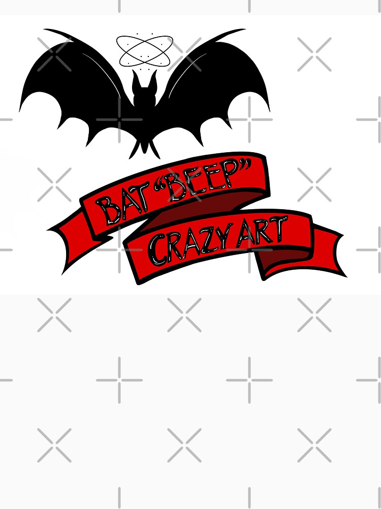 "Bat Beep Crazy Logo" T-shirt for Sale by Ckulzerart | Redbubble ...