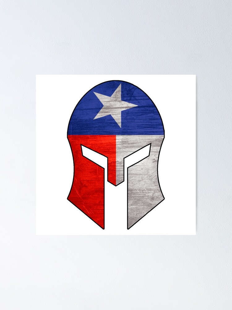 "Spartan Helmet Texas Flag Spartacus Sparta Houston Dallas Fort Worth ...