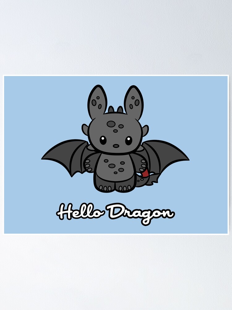 "Hello Dragon" Poster by Aryon86 | Redbubble
