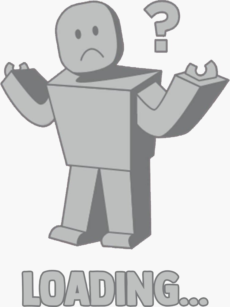 "Roblox loading" Sticker by Nesterblox | Redbubble
