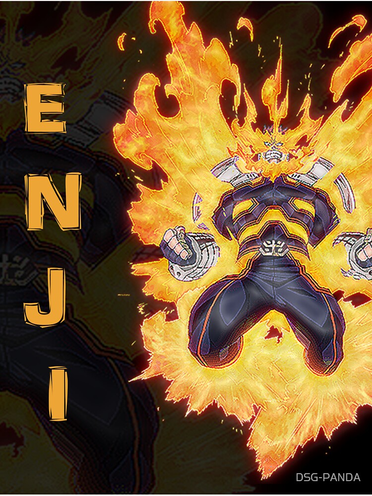"Enji my number one hero academia" Sticker for Sale by DSG-PANDA ...