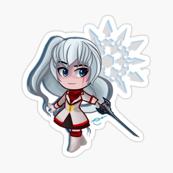 "RWBY Chibi Weiss Volume Six Classic" Sticker for Sale by SmithMicaela ...