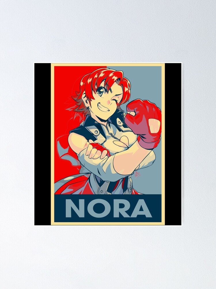 "Nora color RWBY poster" Poster by SmithMicaela | Redbubble