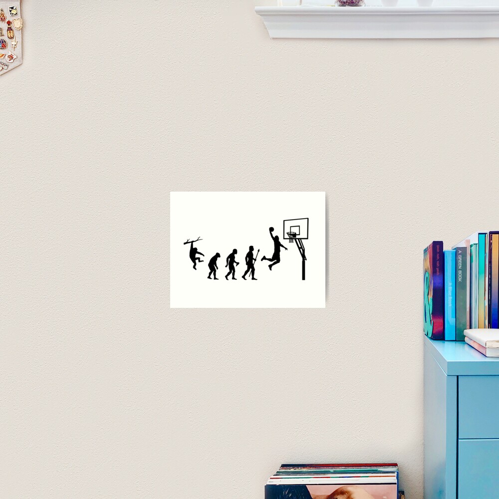 "Basketball Evolution" Poster for Sale by BeyondEvolved | Redbubble