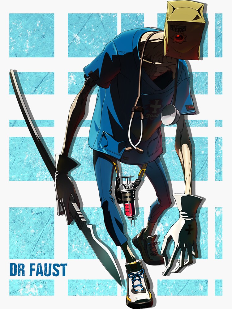 "guilty gear strive dr faust" Sticker for Sale by wilkerson651f | Redbubble
