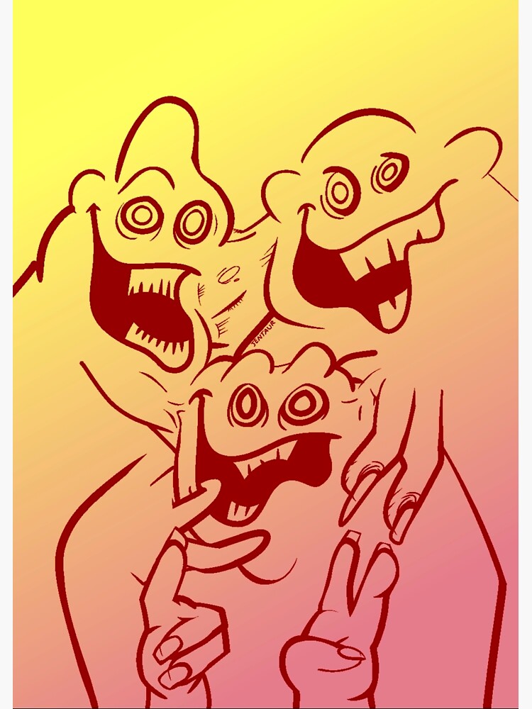 "Three buddies" Sticker for Sale by JENTAUR | Redbubble
