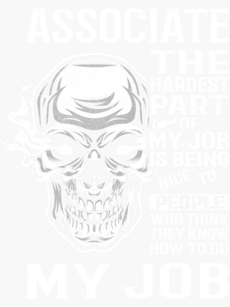 "Associate " Sticker for Sale by SedonaShirtShop | Redbubble