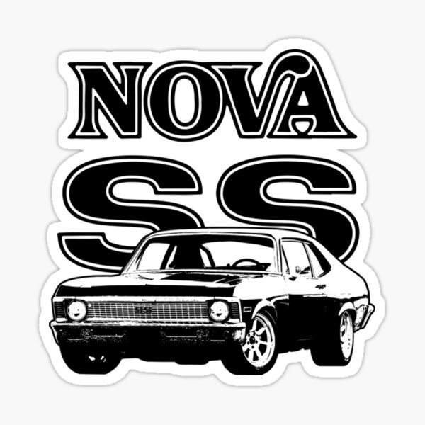 "Chevy Nova Ss 1971" Sticker for Sale by SedonaShirtShop | Redbubble
