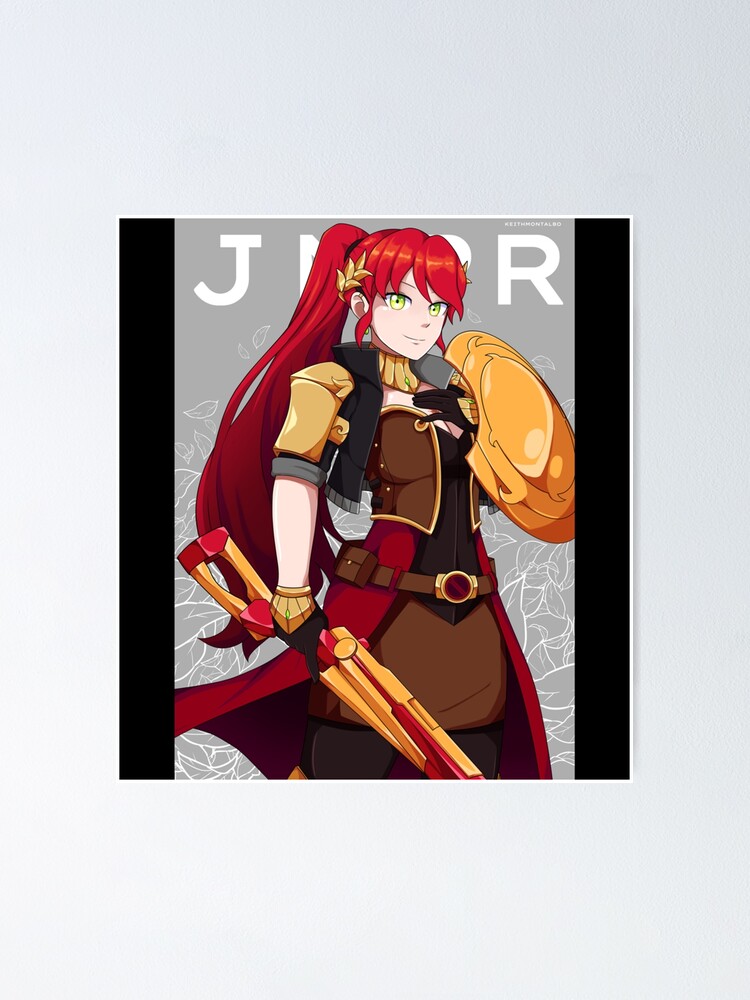 "Pyrrha poster rwby classic" Poster for Sale by FieldsPhilip | Redbubble