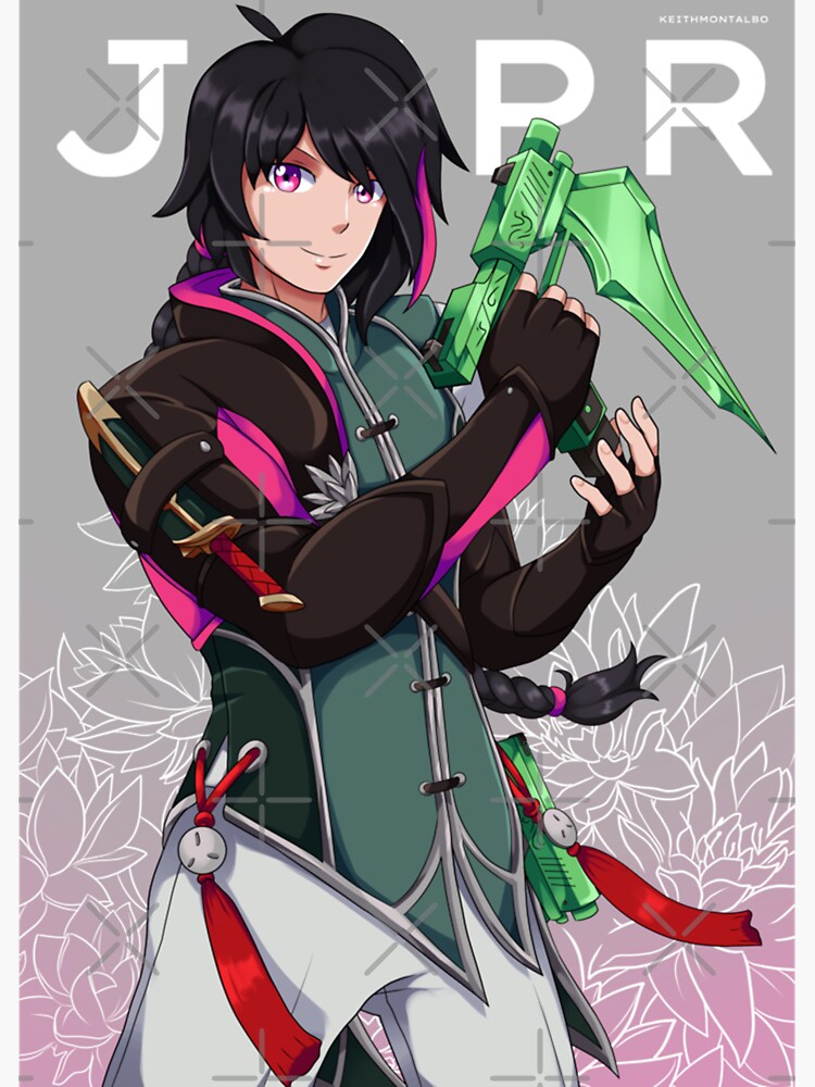 "Ren poster rwby classic" Sticker for Sale by FieldsPhilip | Redbubble