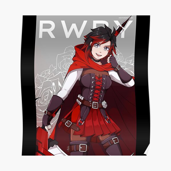 "Ruby Rose poster rwby classic" Poster for Sale by FieldsPhilip | Redbubble