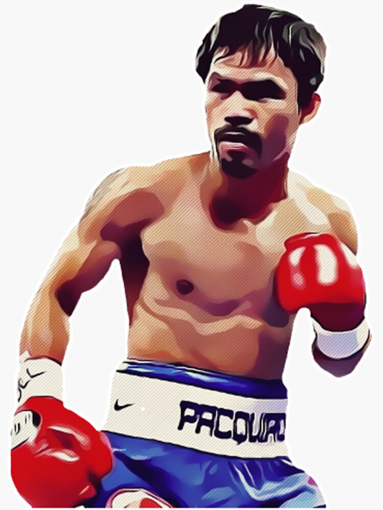 "Boxing Fight Manny Pacquiao" Sticker for Sale by SedonaShirtShop ...