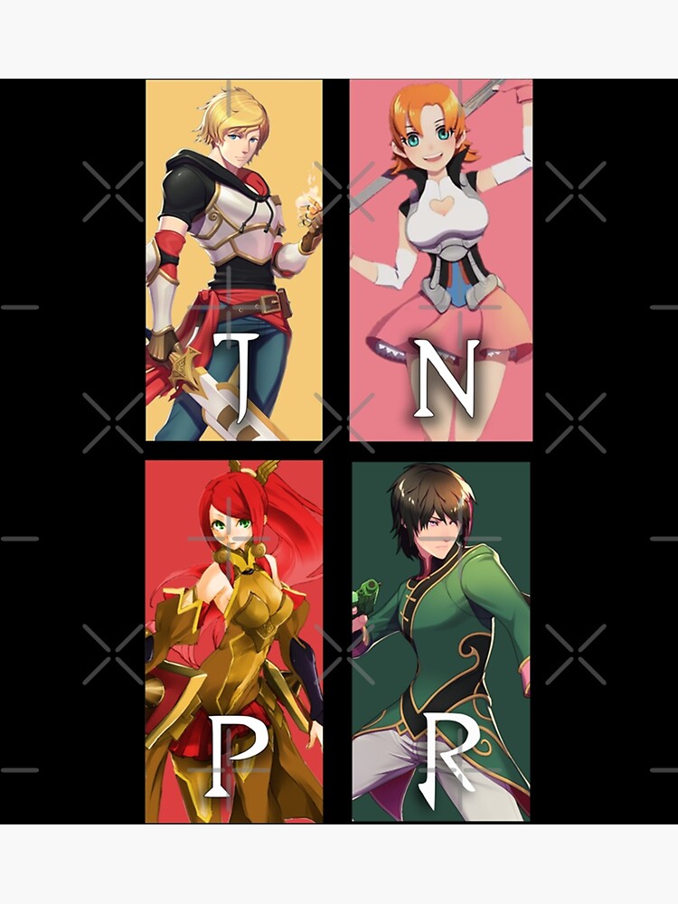 "Chibi art rwby Team JNPR classic" Poster by FieldsPhilip | Redbubble