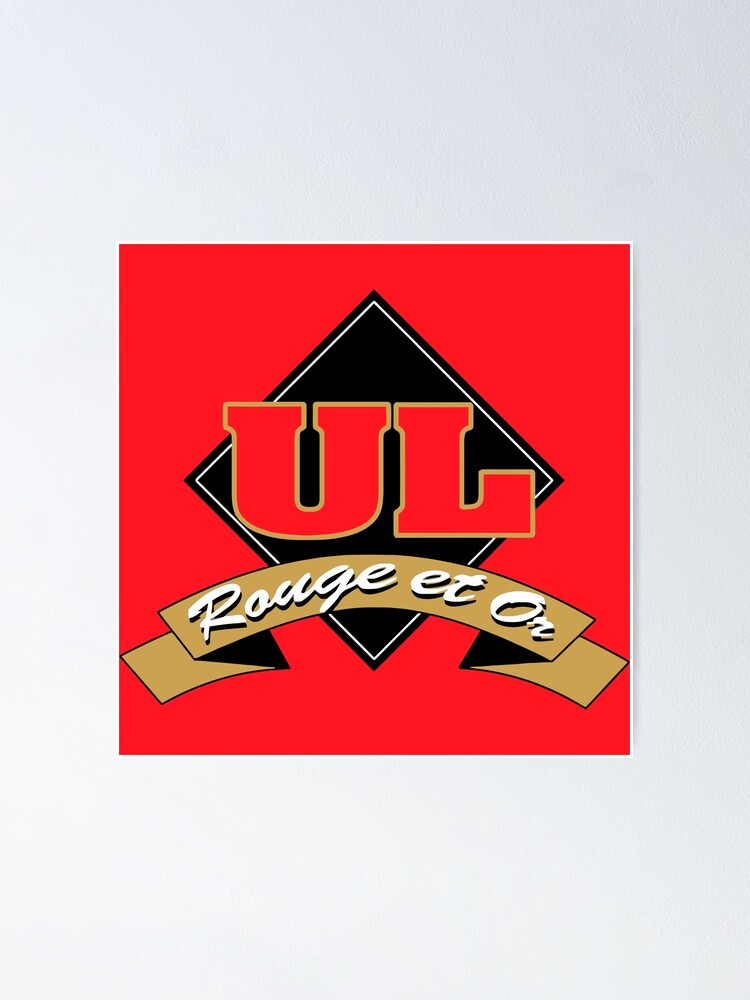 "Laval Rouge et Or 1 Logo" Poster for Sale by VivoPens | Redbubble