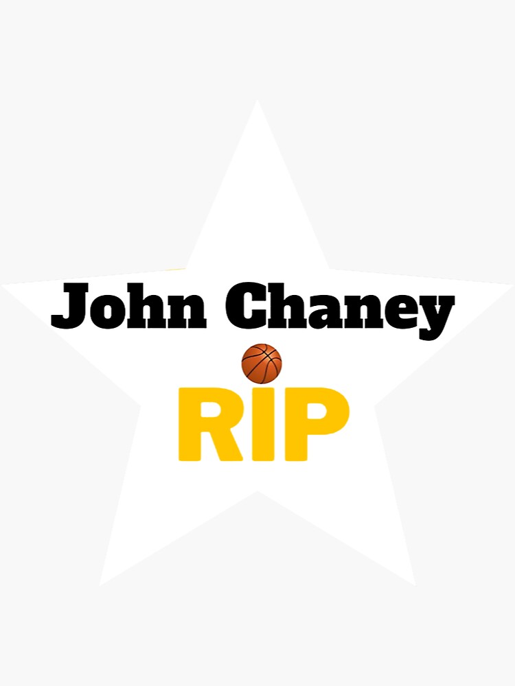 "RIP John Chaney" Sticker for Sale by marmariam | Redbubble