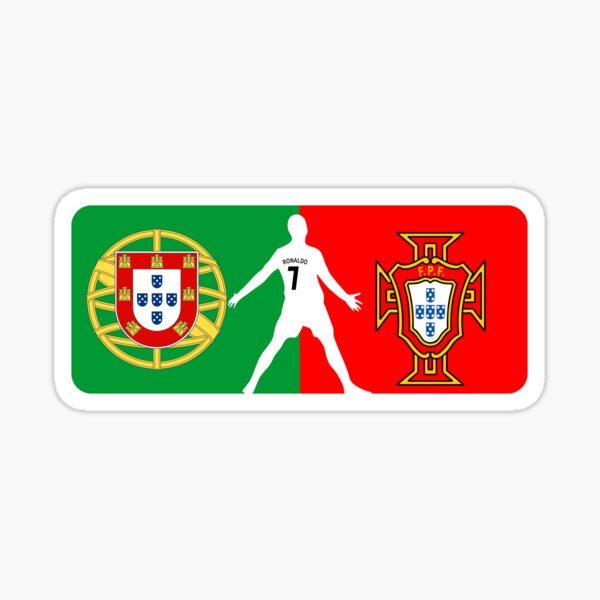 "cristiano ronaldo, portugal national football team" Sticker for Sale ...