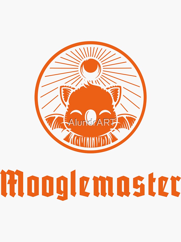 "Moogle Master" Sticker for Sale by AlundrART | Redbubble