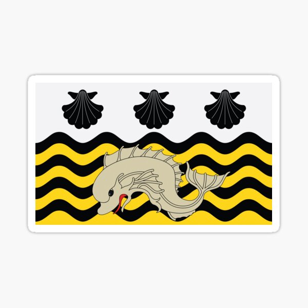 "057_1 - POOLE - COAT OF ARMS" Sticker for Sale by magnus51 | Redbubble