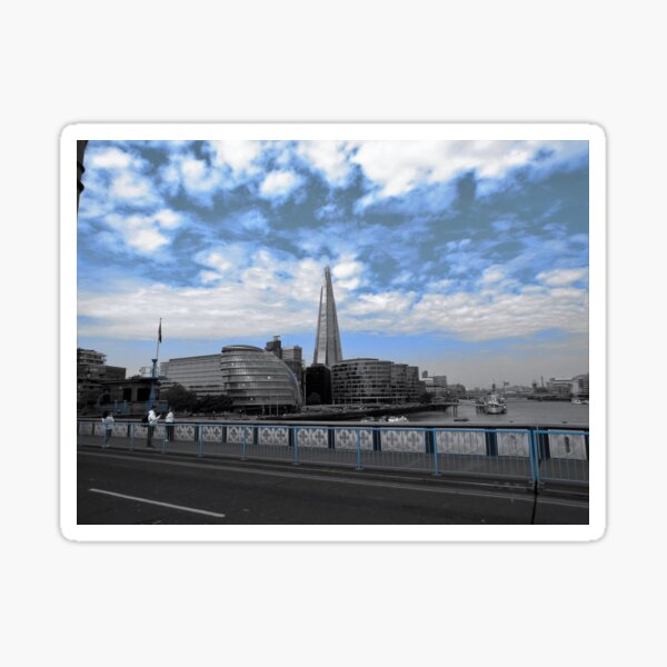 "Blue Railings, Tower Bridge, London" Sticker for Sale by ...