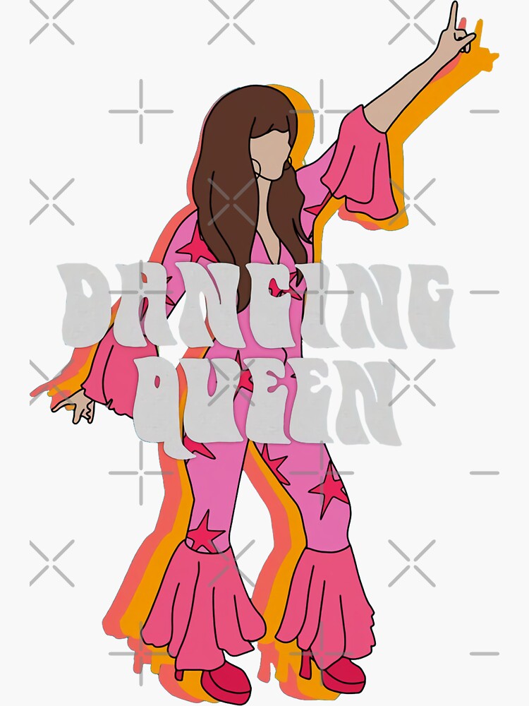 "Dancing Girl" Sticker for Sale by Klaudiabaecker | Redbubble