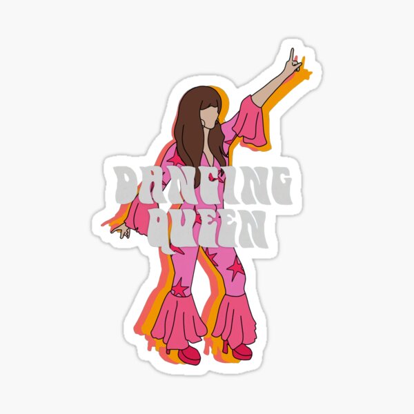 "Dancing Girl" Sticker for Sale by Klaudiabaecker | Redbubble