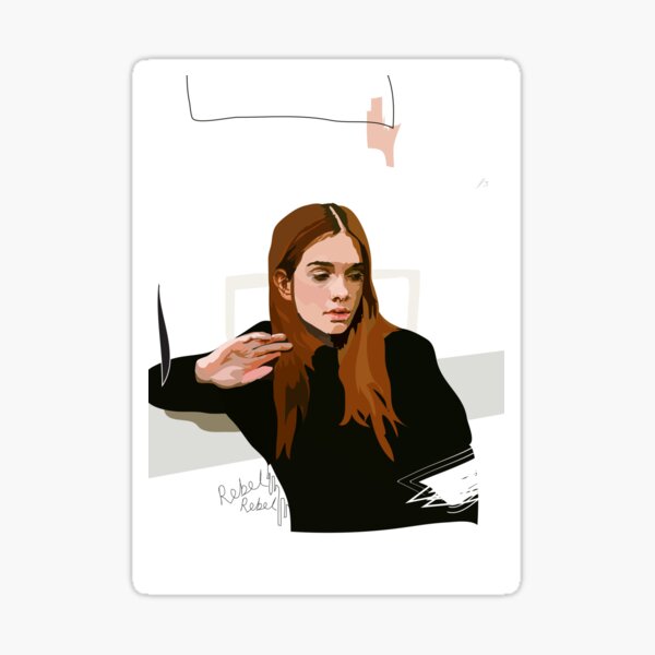 "Rebel, Rebel" Sticker for Sale by annamckay | Redbubble