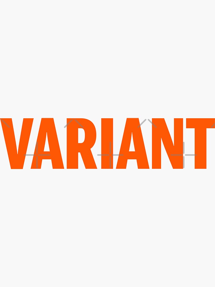 "Variant logo" Sticker by alprob123 | Redbubble