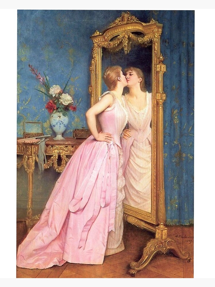 "Classical art - Vanity - Auguste Toulmouche" Poster by molithesecond ...