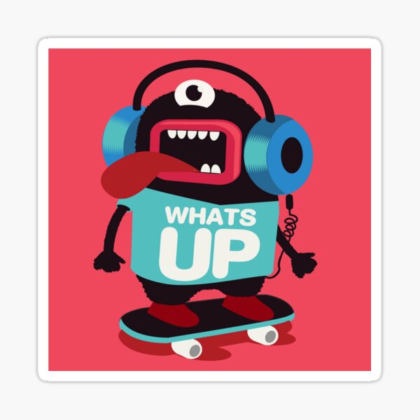 "whats up BRO" Sticker for Sale by CelFront | Redbubble