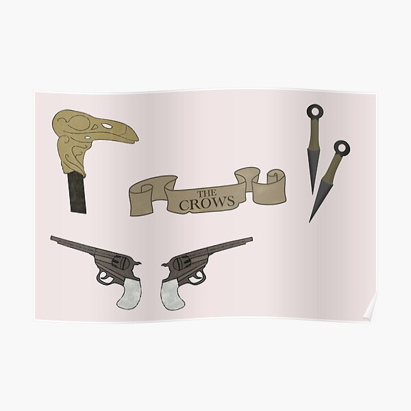 "The Crows Pack" Poster for Sale by lollythefangirl | Redbubble