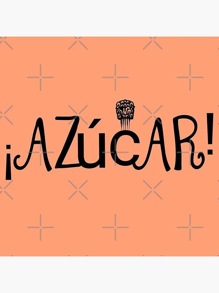 "Azúcar Flamenco Comb Black" Poster by TomaQueToma | Redbubble