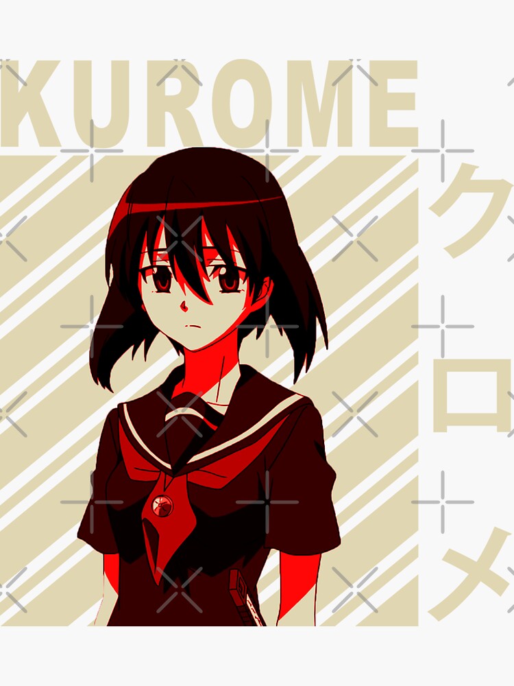 "Kurome - Vintage Art" Sticker for Sale by LahcenBamouh | Redbubble
