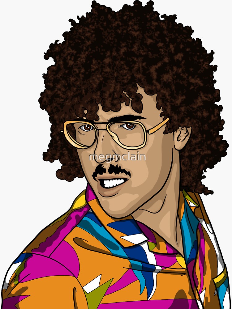 "Weird Al" Sticker for Sale by megmclain | Redbubble