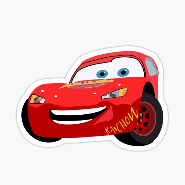 "Ka-Chow " Sticker for Sale by gracier101 | Redbubble